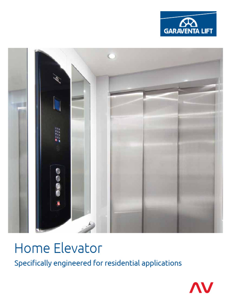Elvoron HR Home Elevator Brochure | PDF | Elevator | Door