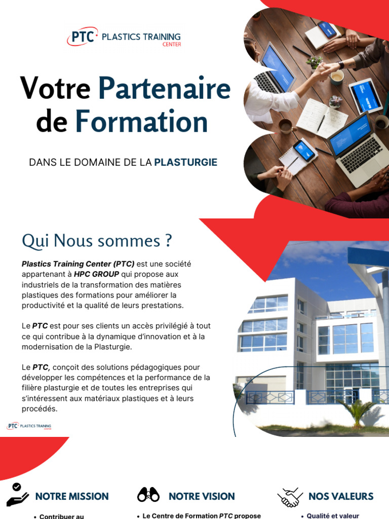 Formation Plasturgie sur Mesure PTC | PDF