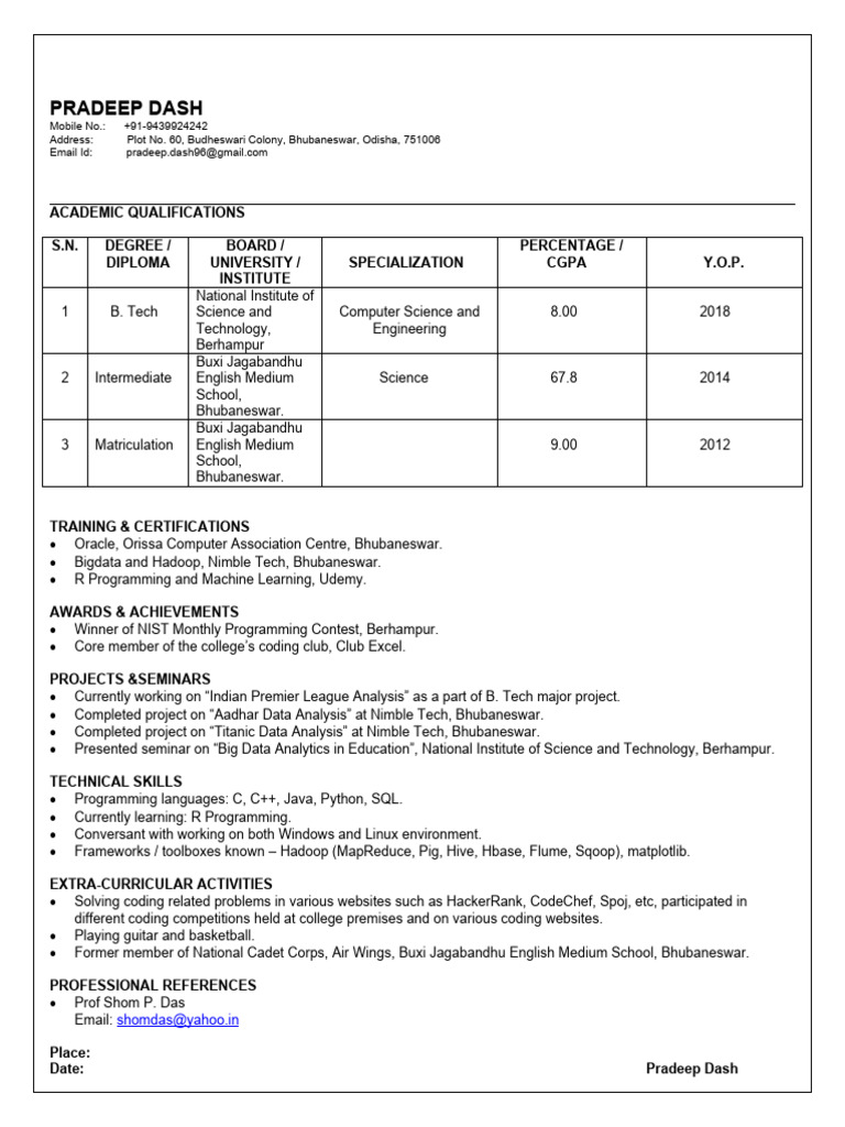 Pradeep Pdf Apache Hadoop Computer Programming
