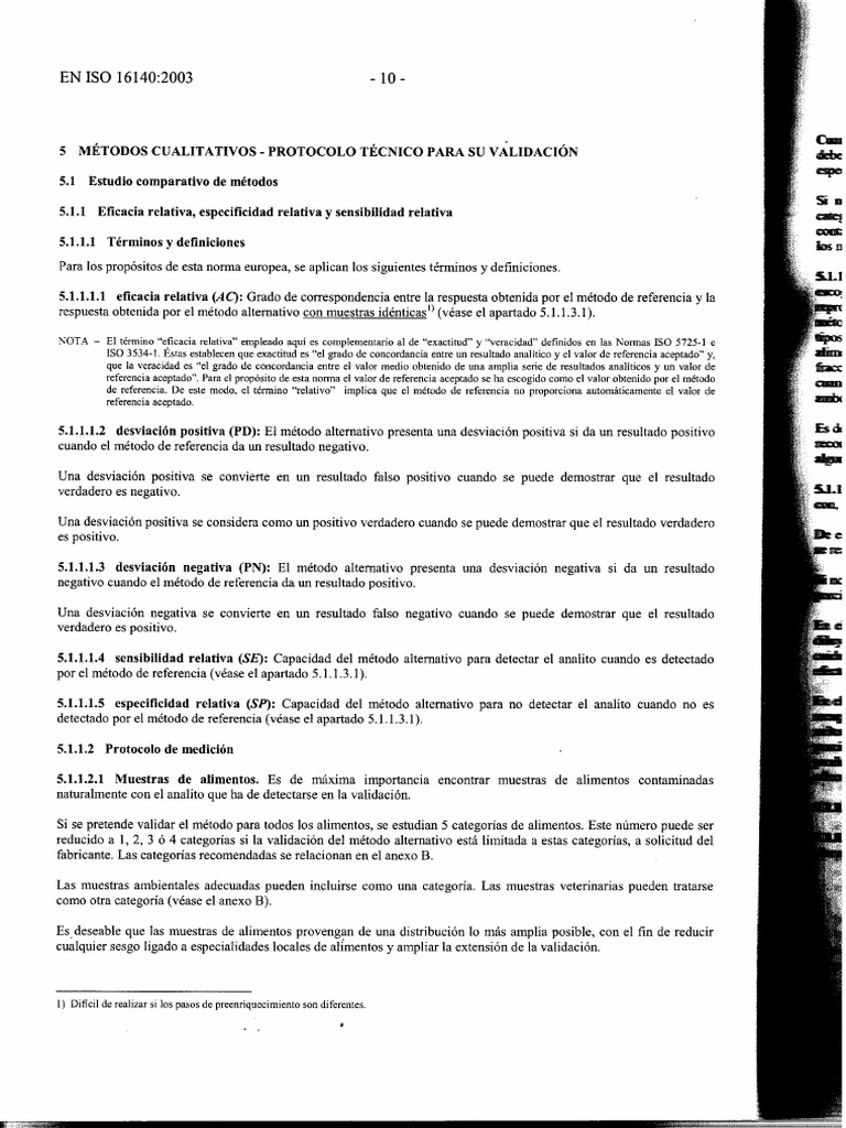 ISO 16140 Capitulo 5 | PDF