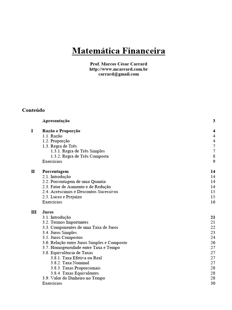 Matemática Financeira | PDF