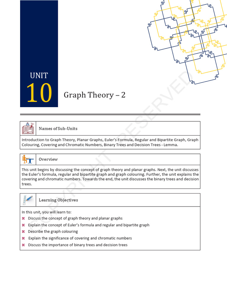 MCA Mathematical Foundation For Computer Application 10 | PDF