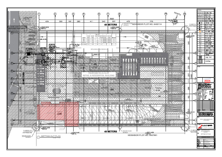 D-03-001 Setting Out Plan | PDF