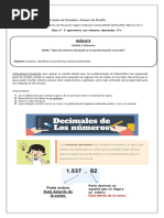 Decimales: Finitos e Infinitos | PDF