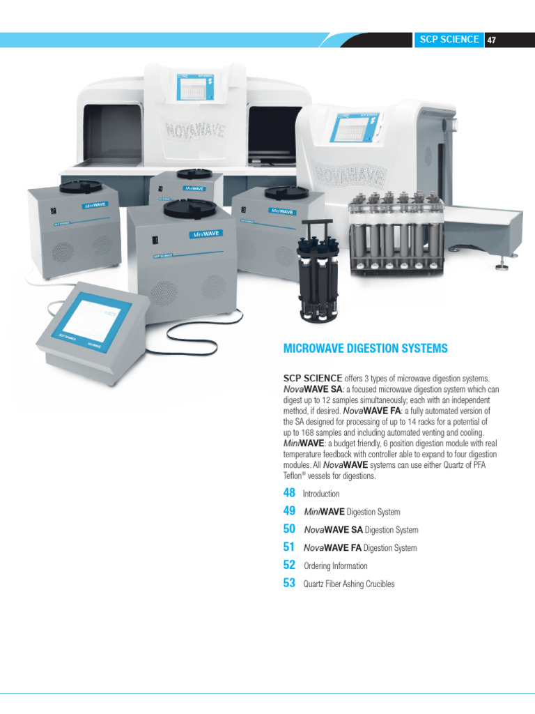 Microwave Digestion Systems | PDF