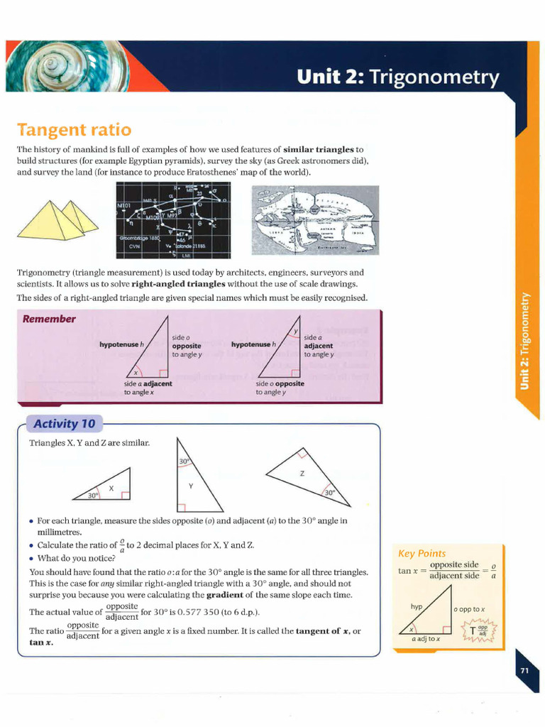 Edexcel Igcse Math Book B Trigonometry Unit 2 Pdf Triangle Area