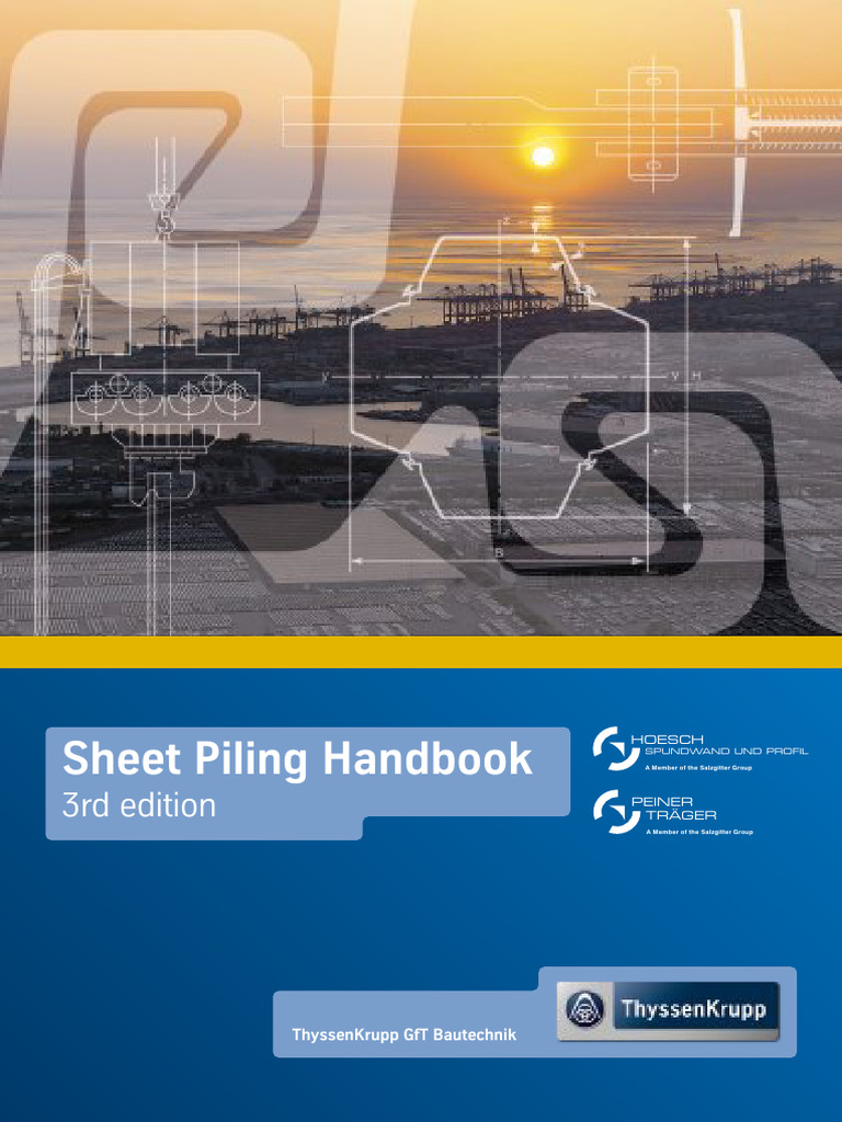 Sheet Piling Handbook 3rd | PDF | Deep Foundation | Pipe (Fluid Conveyance)