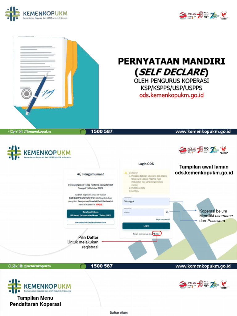 Self Declare-Pernyataan Mandiri Koperasi | PDF