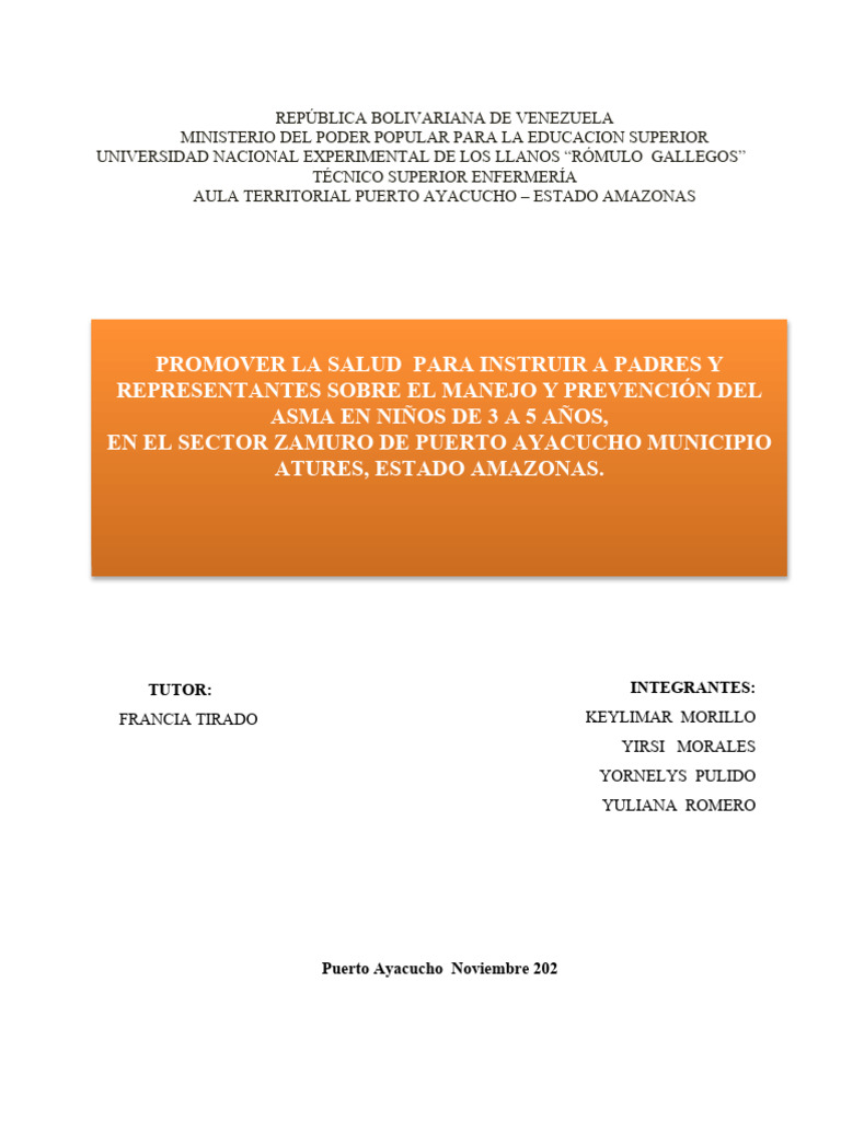 Ante Proyecto GRUPO YORNE | PDF | Ciencia y matemáticas