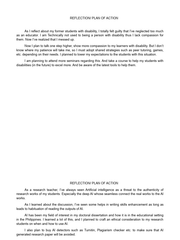 Reflection Cot | PDF