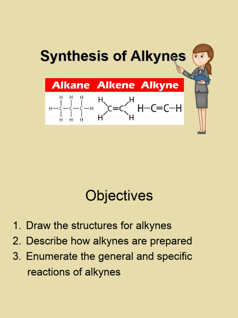 Synthesis of Alkynes | PDF