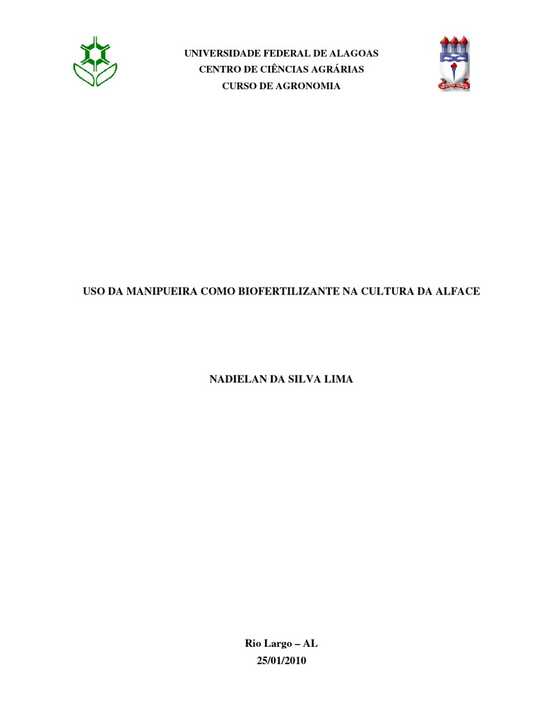 TCC Ufal - Biofertilizante | PDF