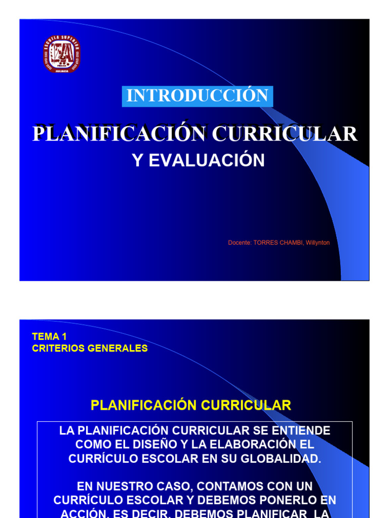 11 10 2023 Planificación Curricular-Introducción | PDF | Crecimiento personal y profesional