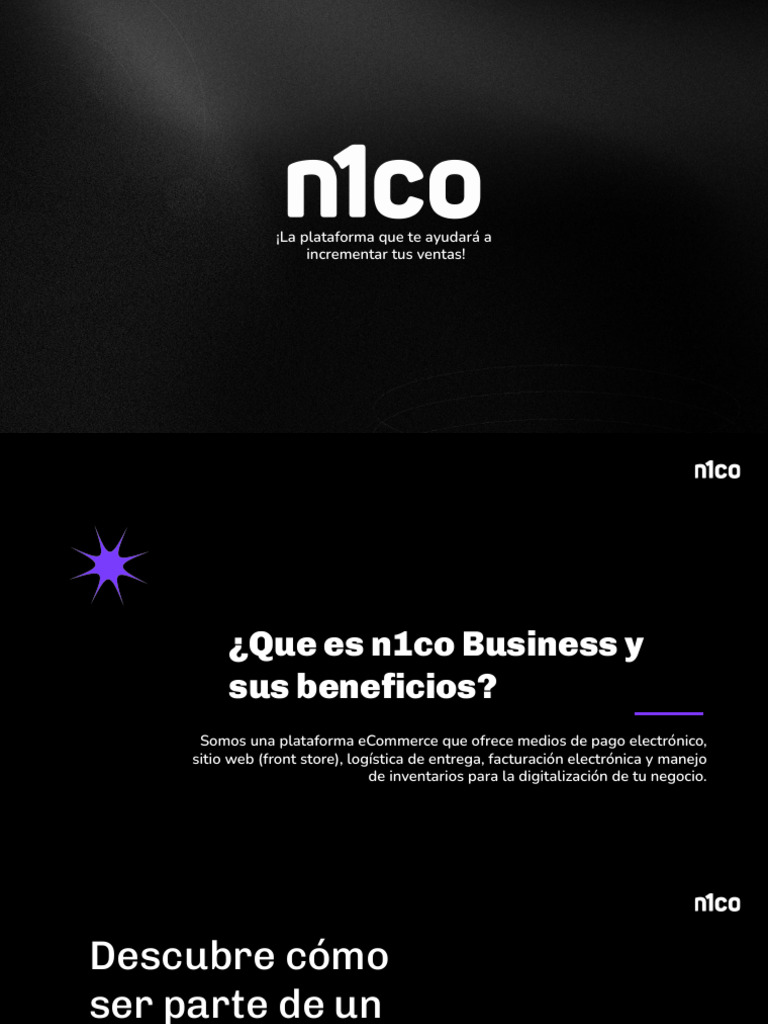 Plataforma eCommerce Integral n1co | PDF | Finanzas y dinero
