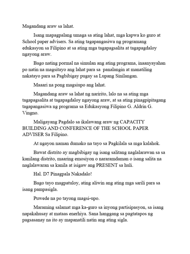 SPA Seminar Script | PDF