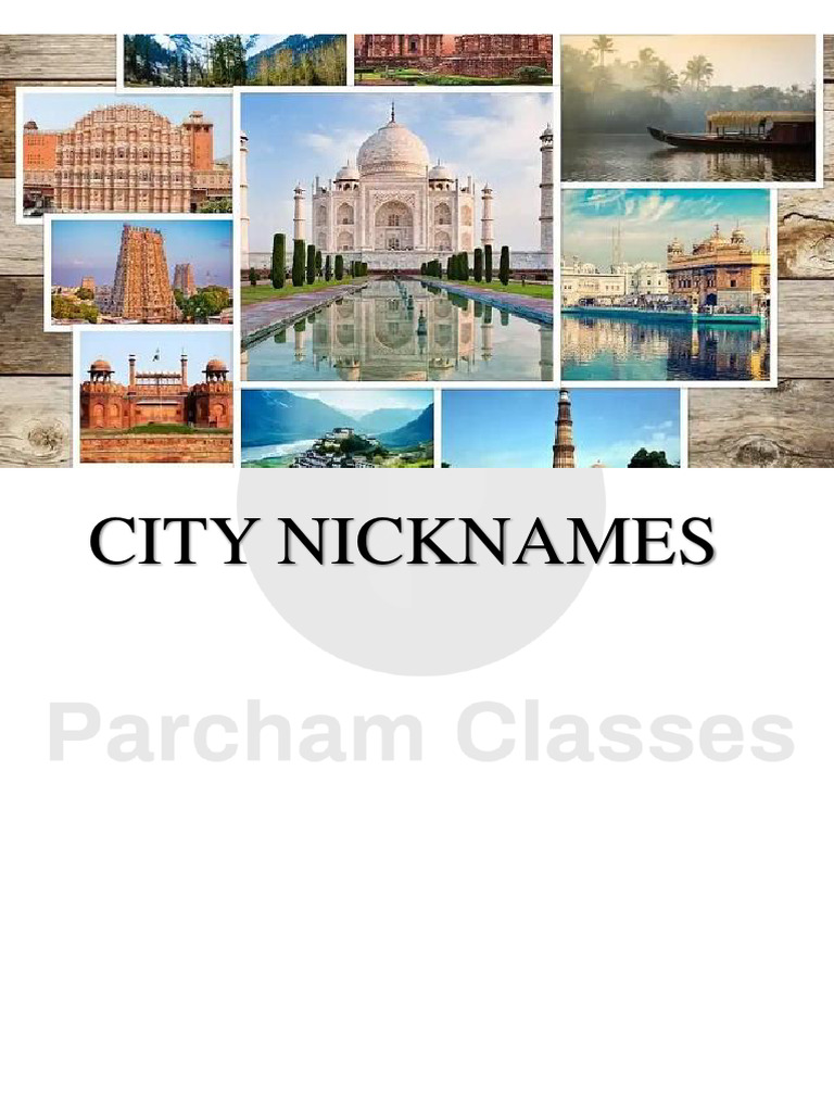 Nickname of Cities | PDF