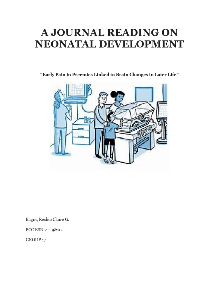 A Journal Reading On Neonatal Development | PDF | Preterm Birth ...