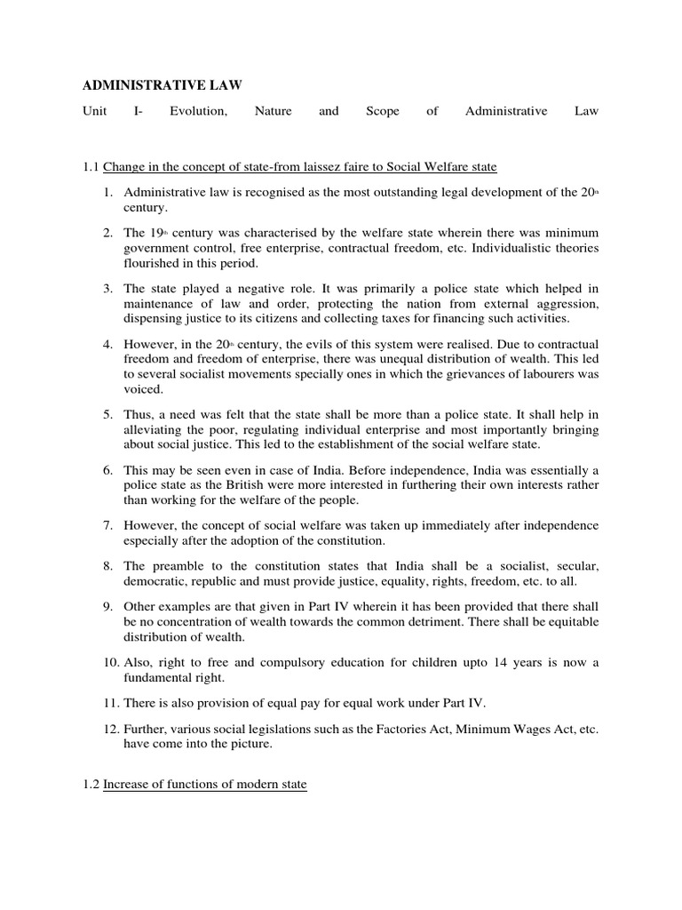 Administrative Law | PDF