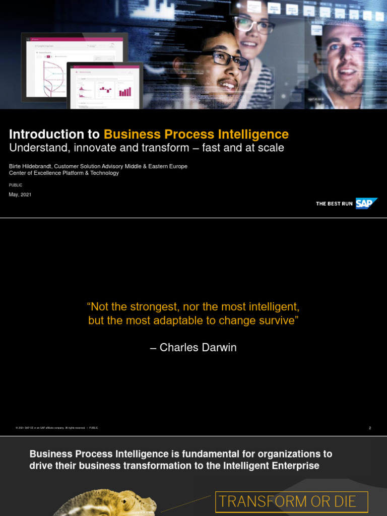 Introduction To Business Process Intelligence | PDF