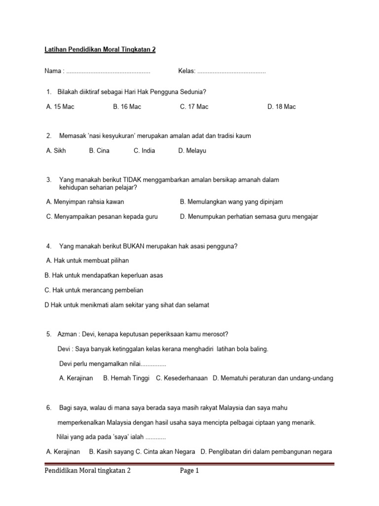 Moral T2 | PDF