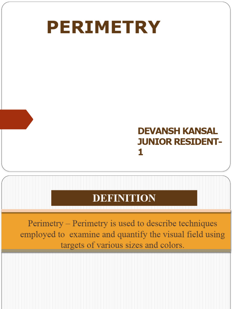 Perimetry | PDF | Science & Mathematics | Technology & Engineering