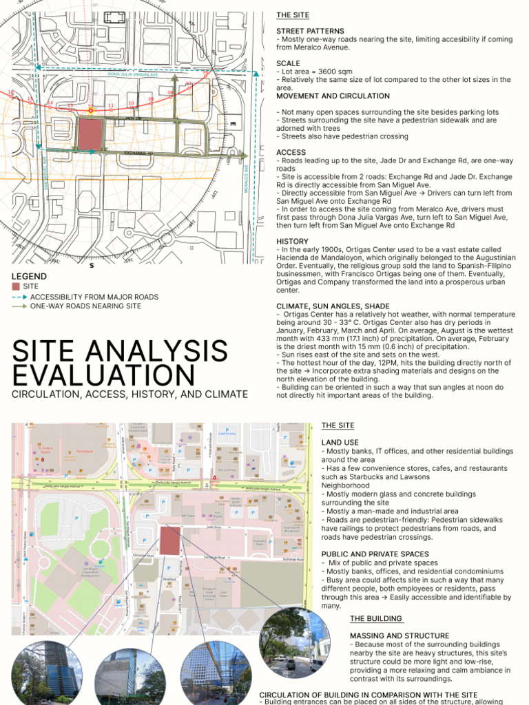 Application of Site Analysis Part 2 Evaluation | PDF