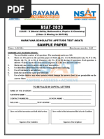 NSat Narayana Paper | PDF | Nervous System | Central Nervous System