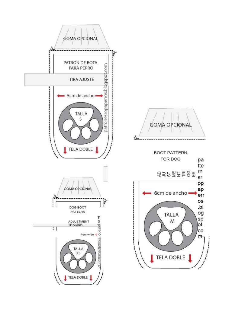 Dog Boot Patterns | PDF