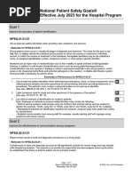 LAB NPSG Chapter 2025 | PDF | Preventive Healthcare | Infection