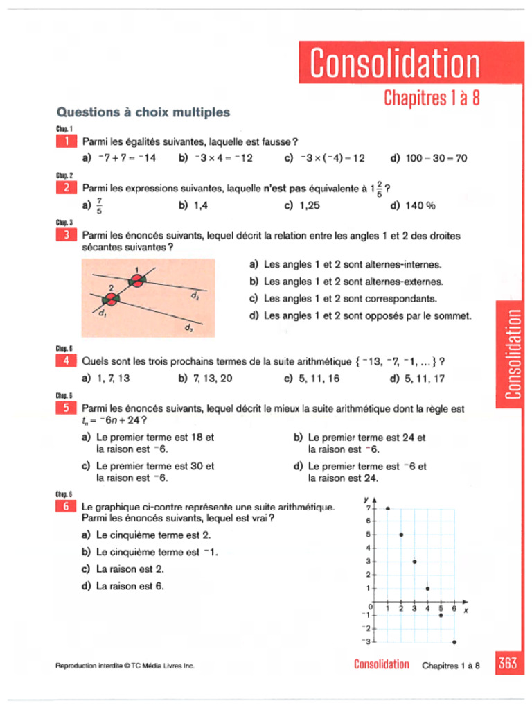 Questions de mathématiques et statistiques | PDF