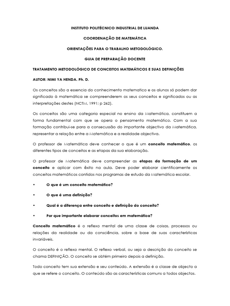 Conceitos Matematicos - Final | PDF