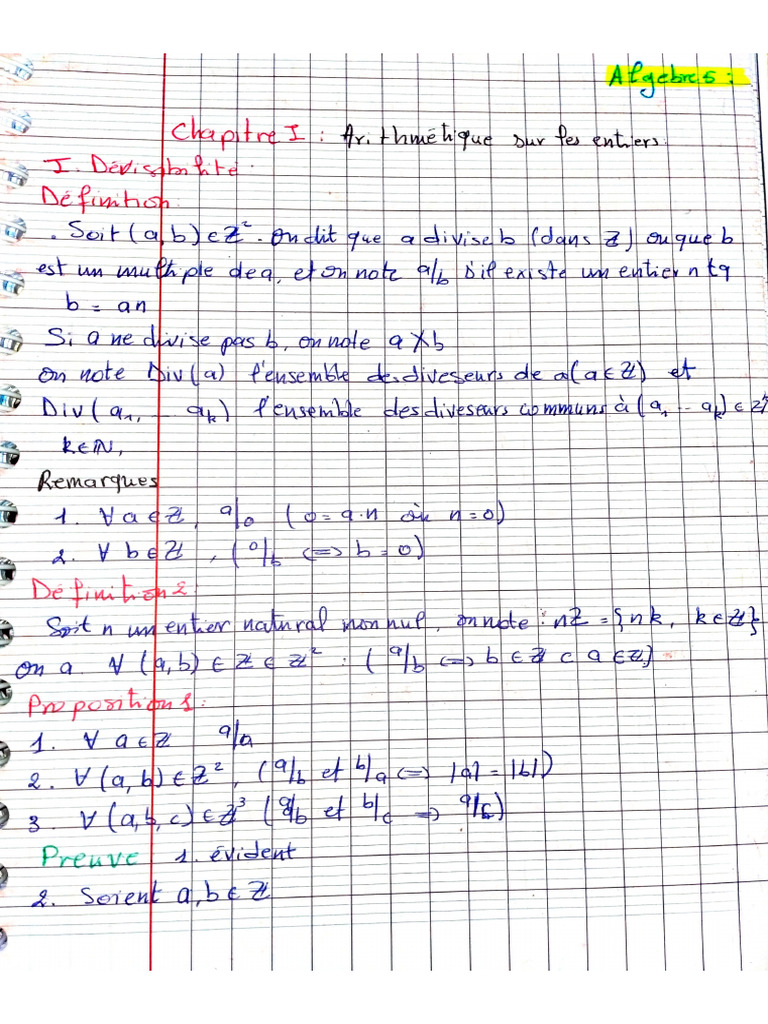 Cours Algebre 5 | PDF