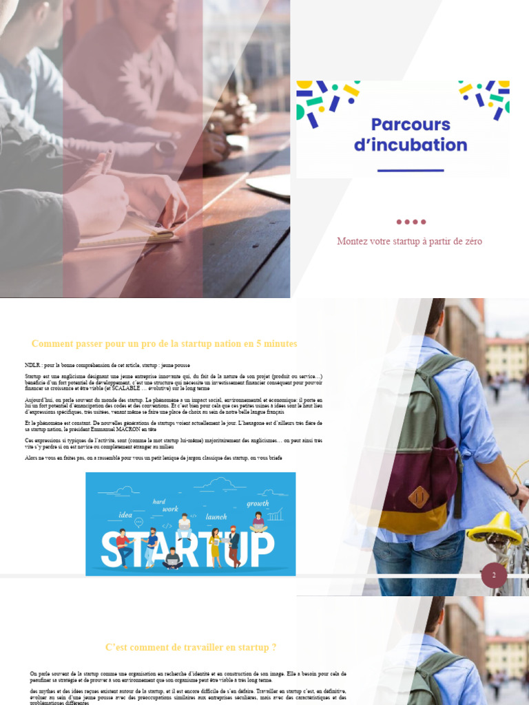 Lexique du vocabulaire startup | PDF | Évolution de carrière | Affaires