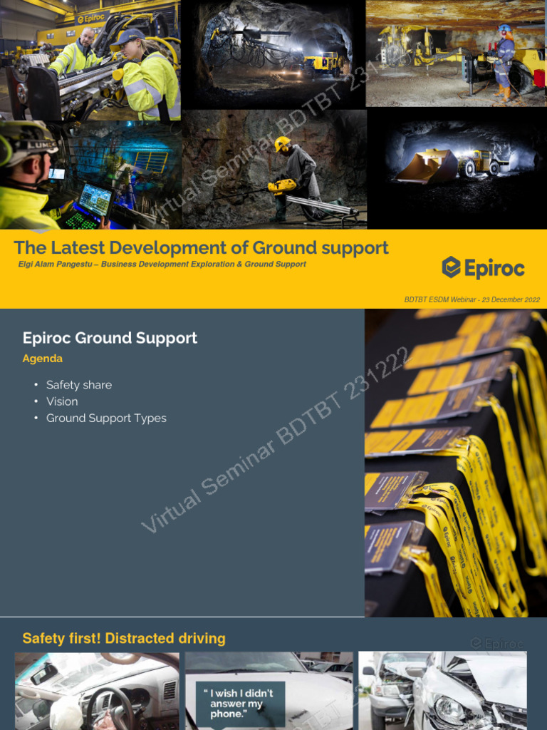 Epiroc Ground Support Overview | PDF