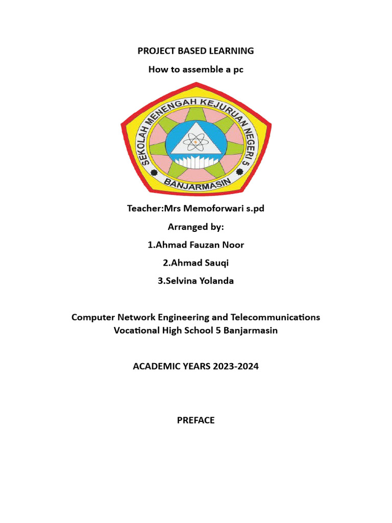 Project Based Learning (BJBL) | PDF