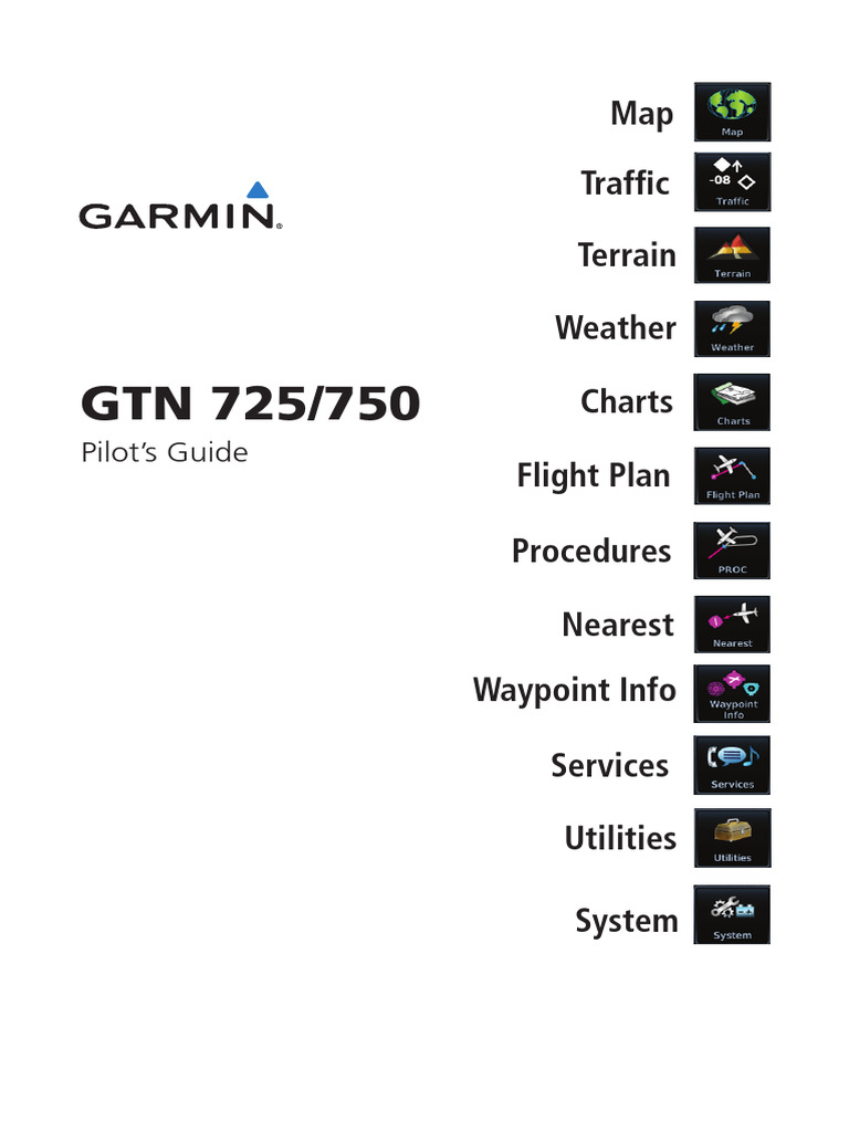 Pilot's Guide GTN750 | PDF | Transponder (Aeronautics) | Altimeter Pilot's Guide GTN750 | PDF | Transponder (Aeronautics) | Altimeter