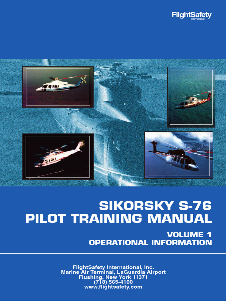 Sikorsky S-76 Pilot Training Manual: Flightsafety | PDF