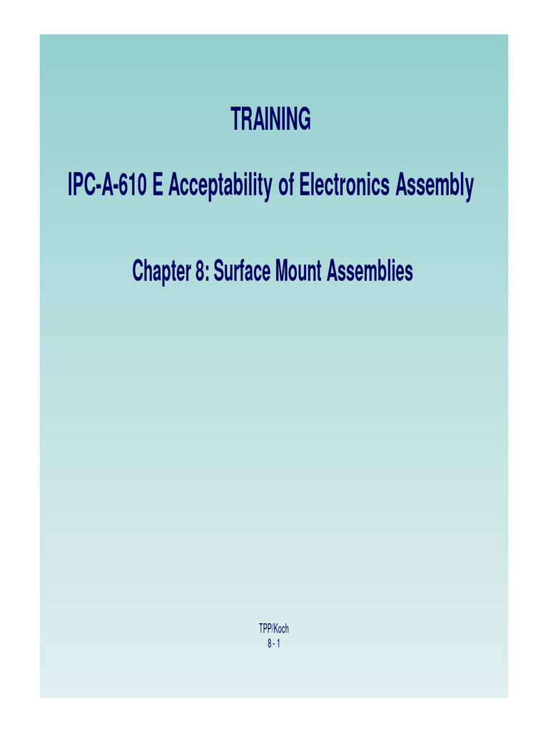 2 - Solderjoints IPC610E - SMT | PDF