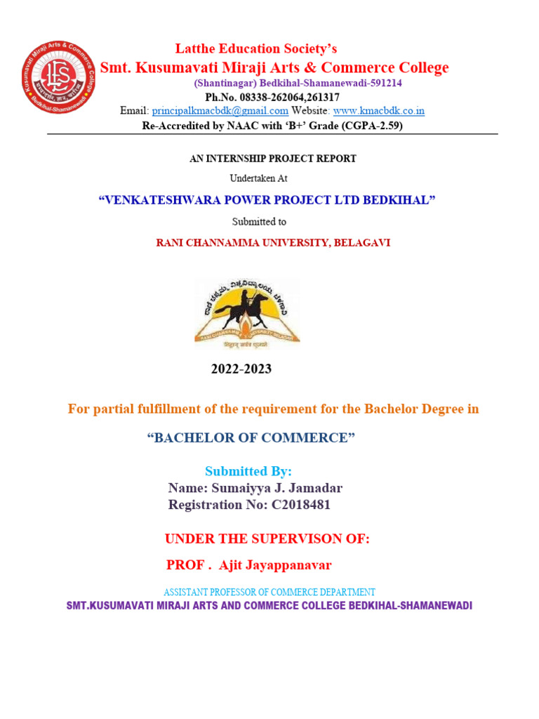 Sumaiyya Jamadar Project 1 | PDF | Sugarcane | Recruitment