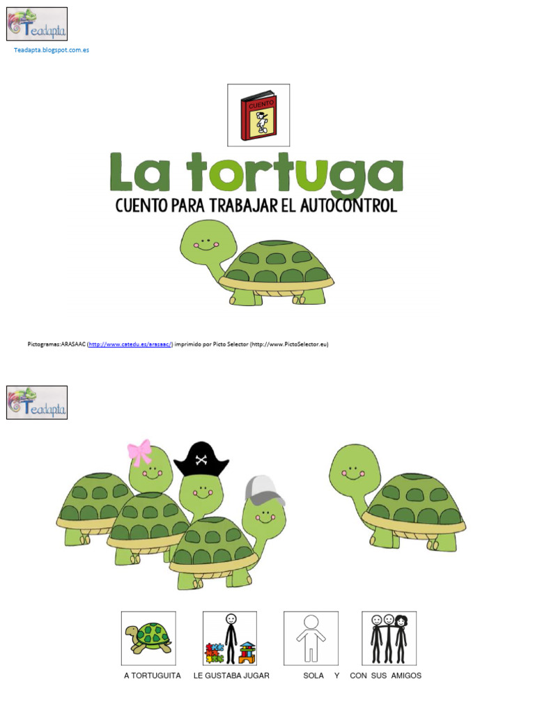 CUENTO LA TORTUGA DE LAS EMOCIONES | PDF
