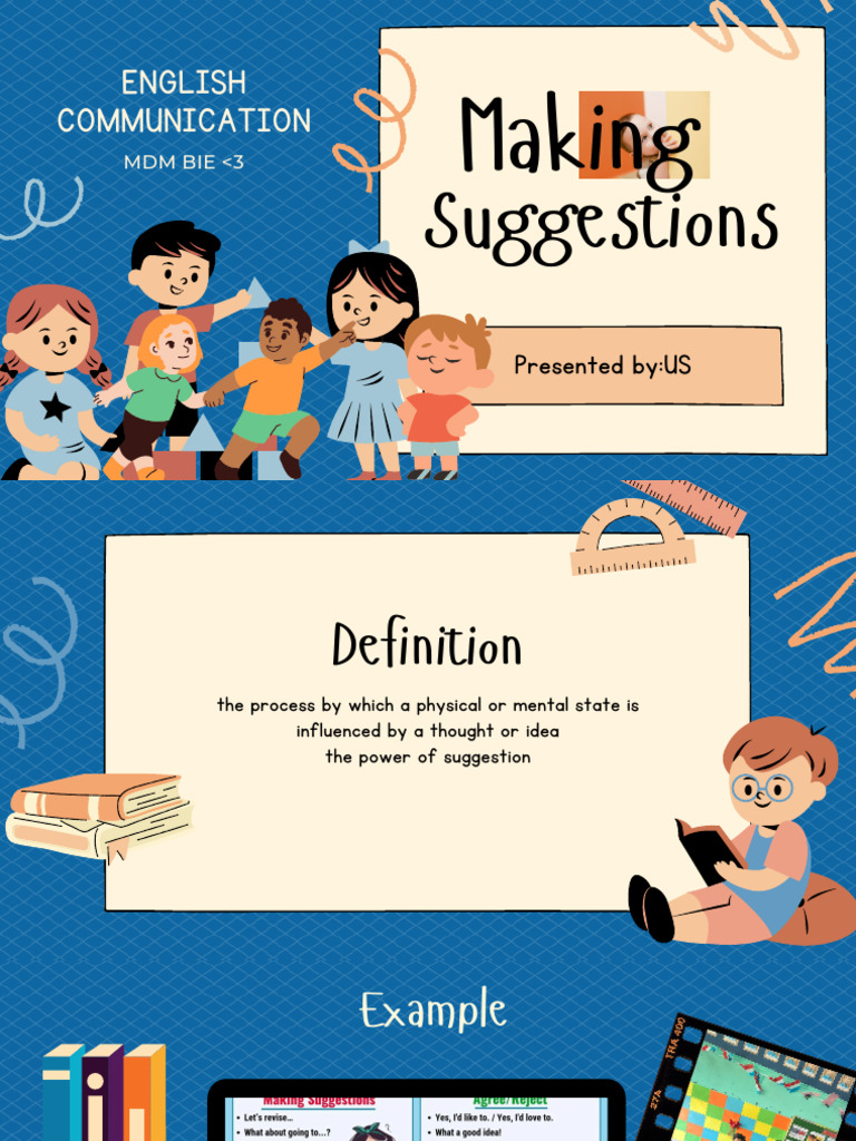 Blue 3D Illustration Guess the Word Game Fun Presentation | PDF