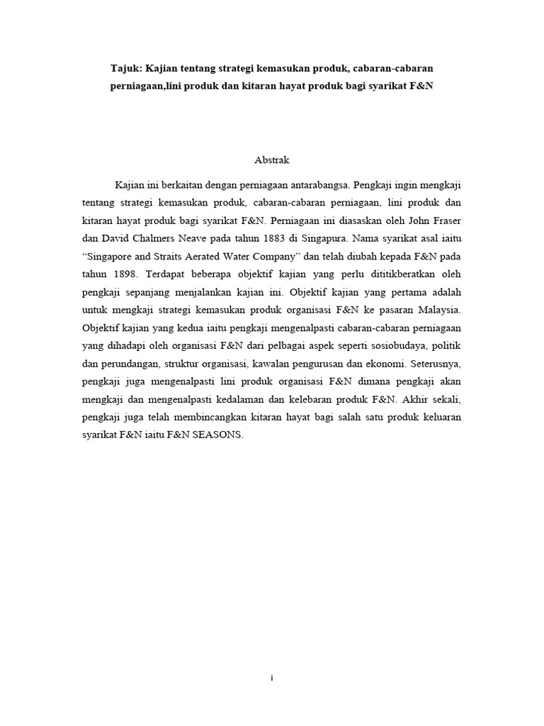 Abstrak & Senarai Kandungan PP Sem 3 | PDF