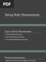 Women Body Measurement Chart Sewing | PDF
