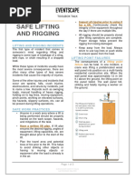 Lifting and Rigging Toolbox Talk | PDF