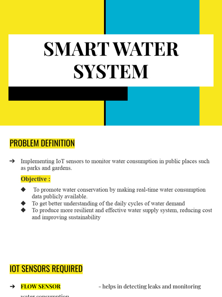 Smart Water System | PDF