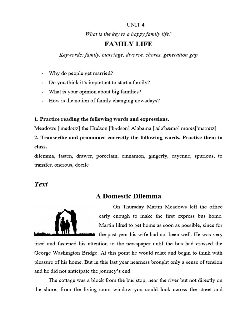 Family Life Advanced | PDF