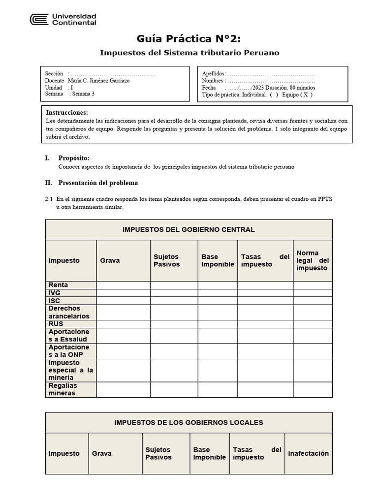 GUIA PRACTICA 2 - Enunciado | PDF