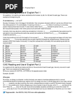 CAE Use of English Full Test Teacher Handbook 08 | PDF | Mosquito ...