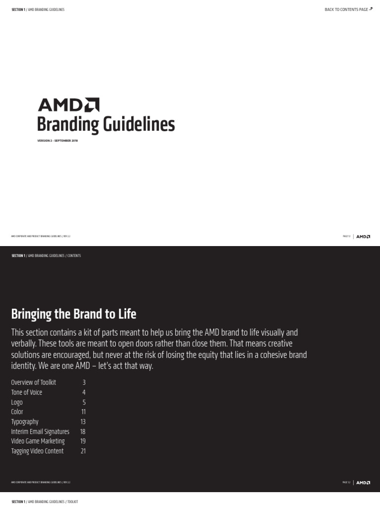 Amd Branding Guidelines | PDF | Arial | Logos