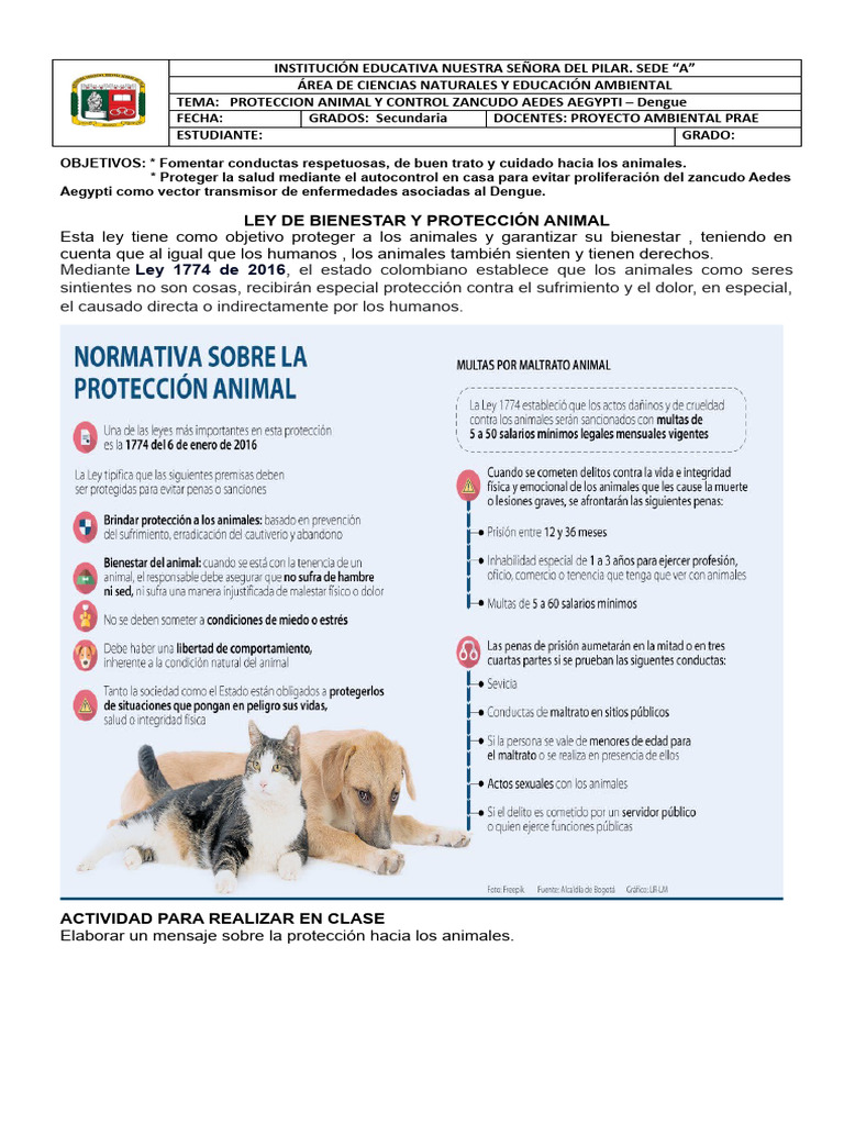 Protección Animal y Control del Dengue | PDF | Relaciones personales ...